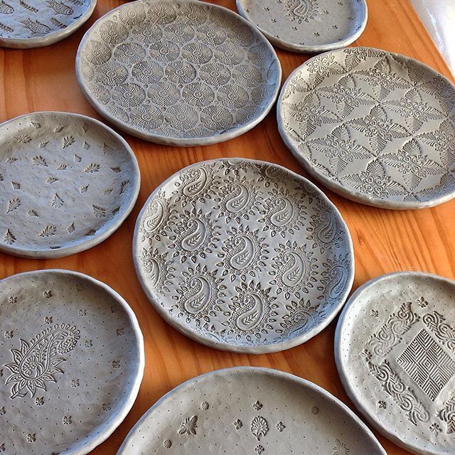 1/19/25 Build Your Own Stoneware Slab Plate | Moon Stone Pottery ...